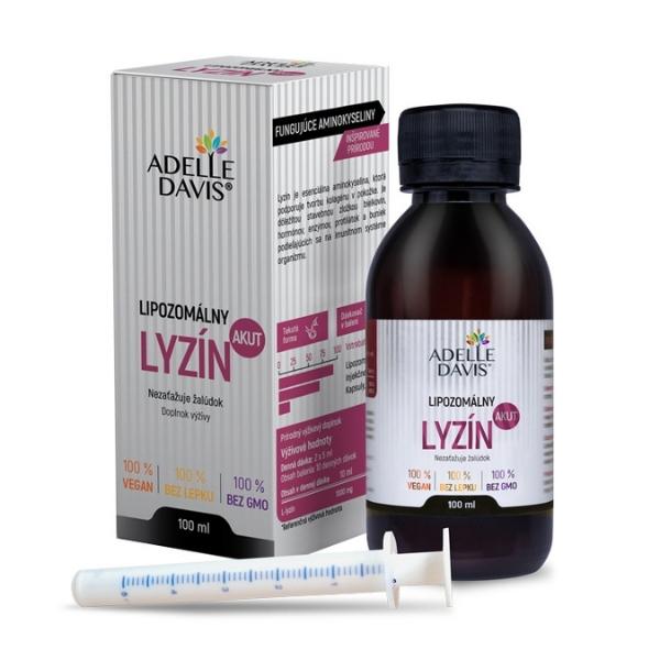 Adelle Davis Lipozomálny Lyzín AKUT, 100 ml | Vegmart.sk