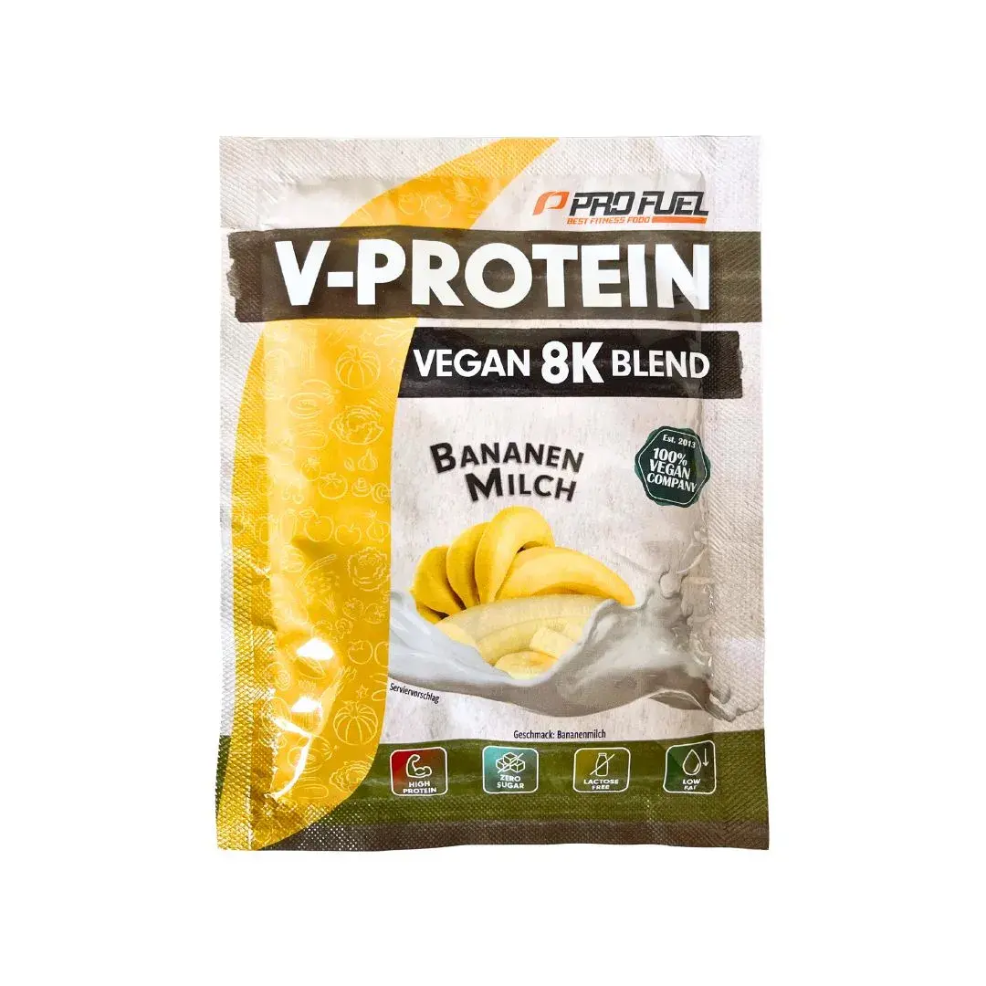 Profuel V-Protein 8K - vzorek Banánový milkshake, 30 g | Vegmart.cz