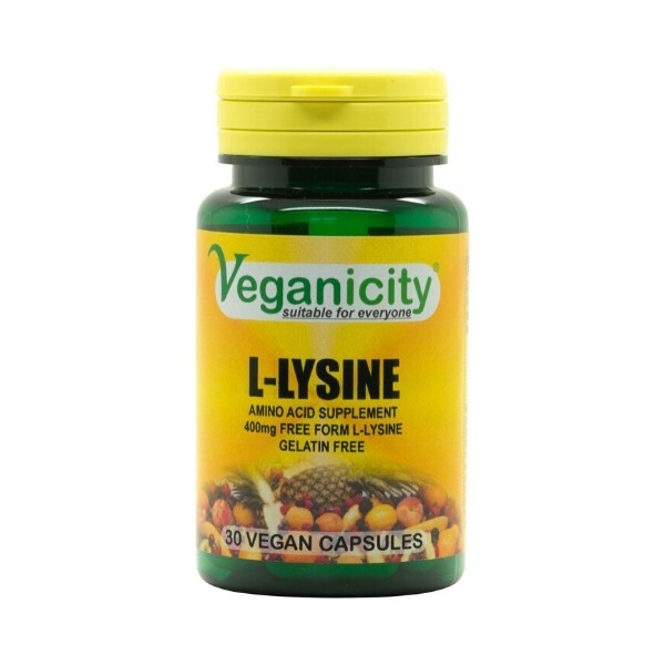 Veganicity L-Lyzín, 400 mg, 30 vegan tabliet | Vegmart.sk